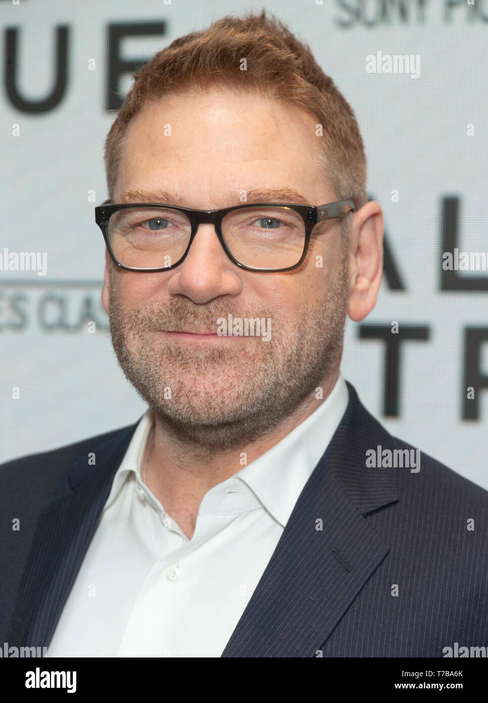 New York, NY - May 5, 2019: Kenneth Branagh attends premiere of Sony ...