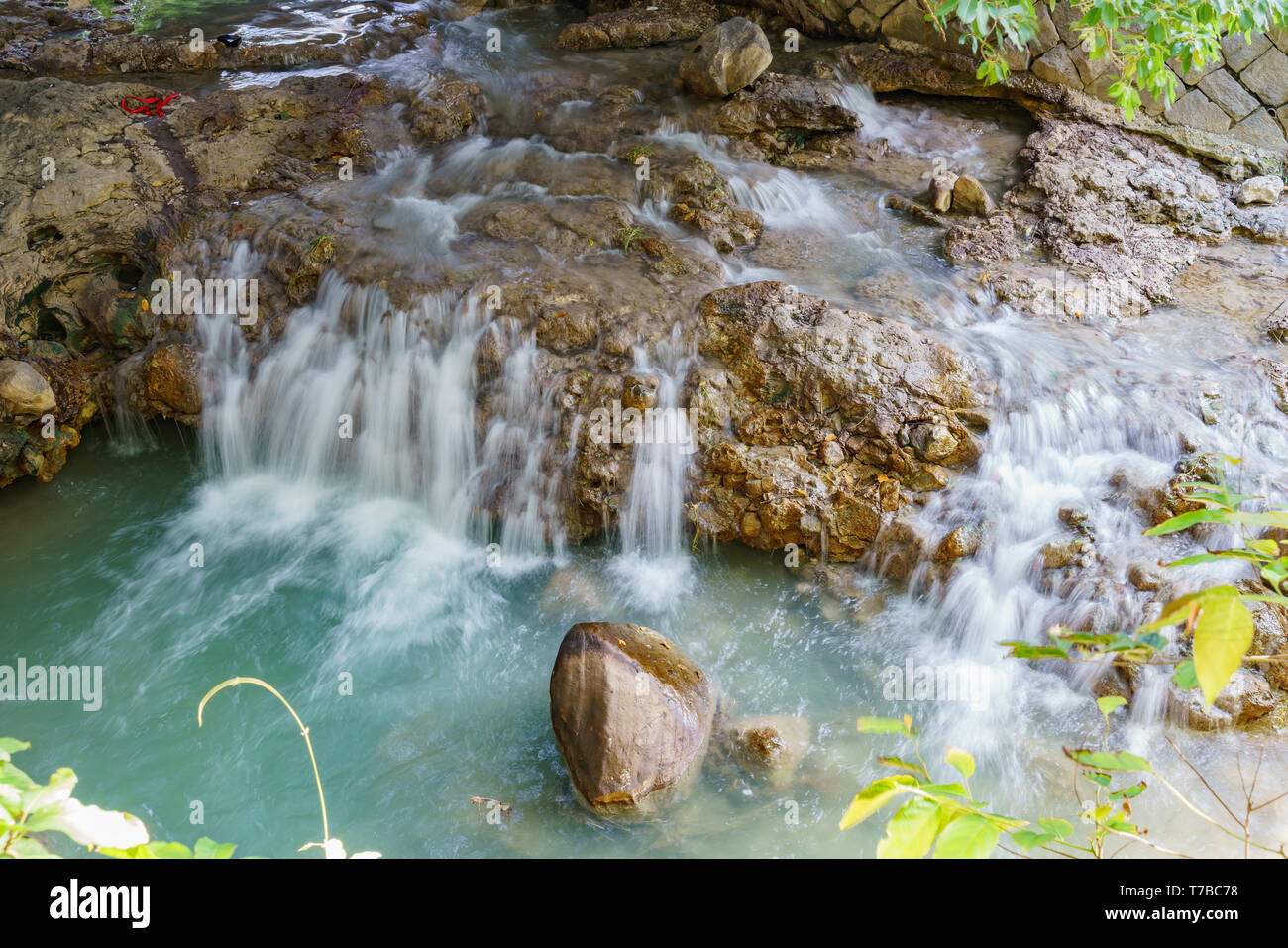 The hot spring river of Beitou area at Taipei, Taiwan Stock Photo - Alamy