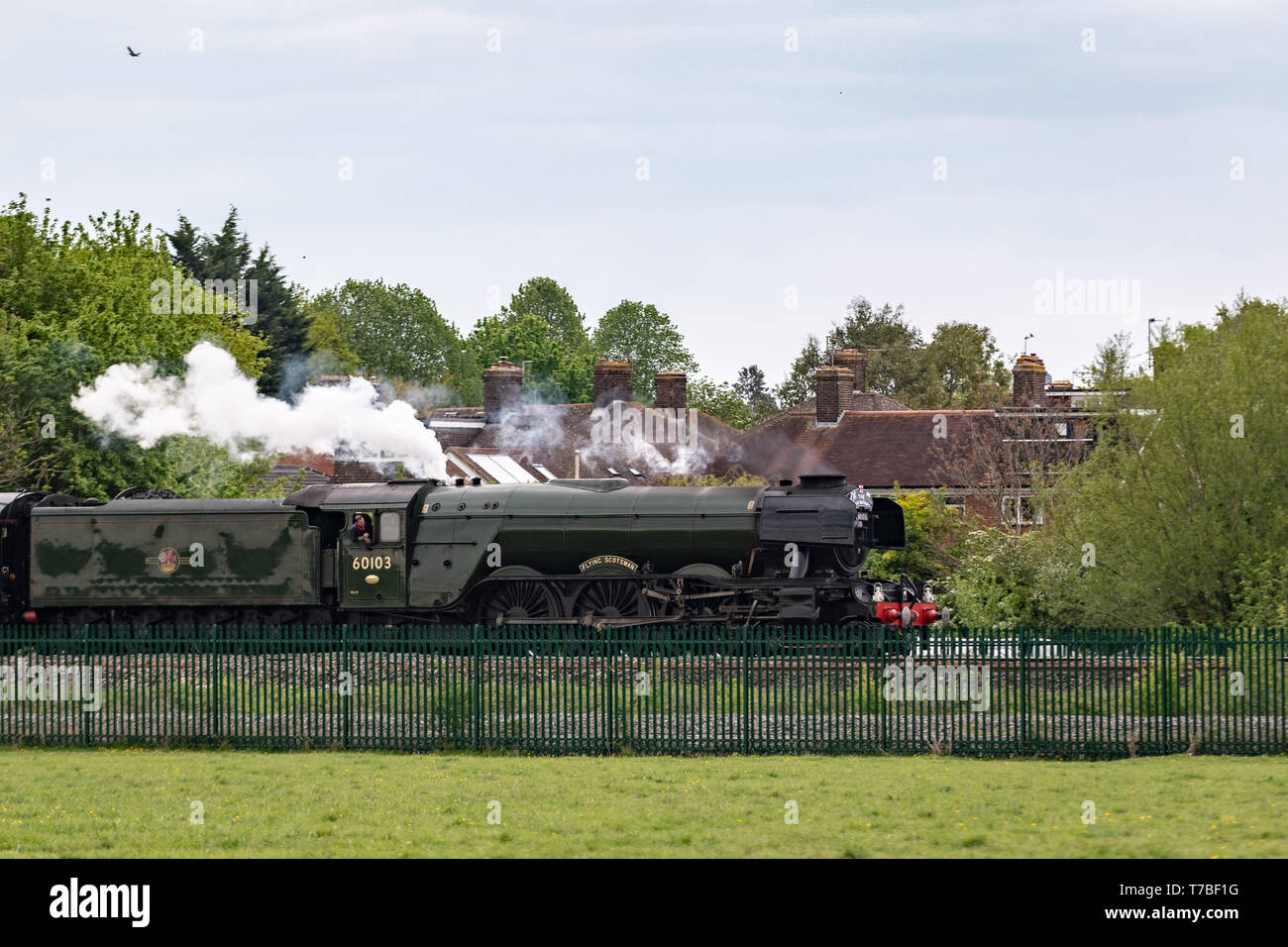 The engine number flying scotsman locomotive hi-res stock photography ...