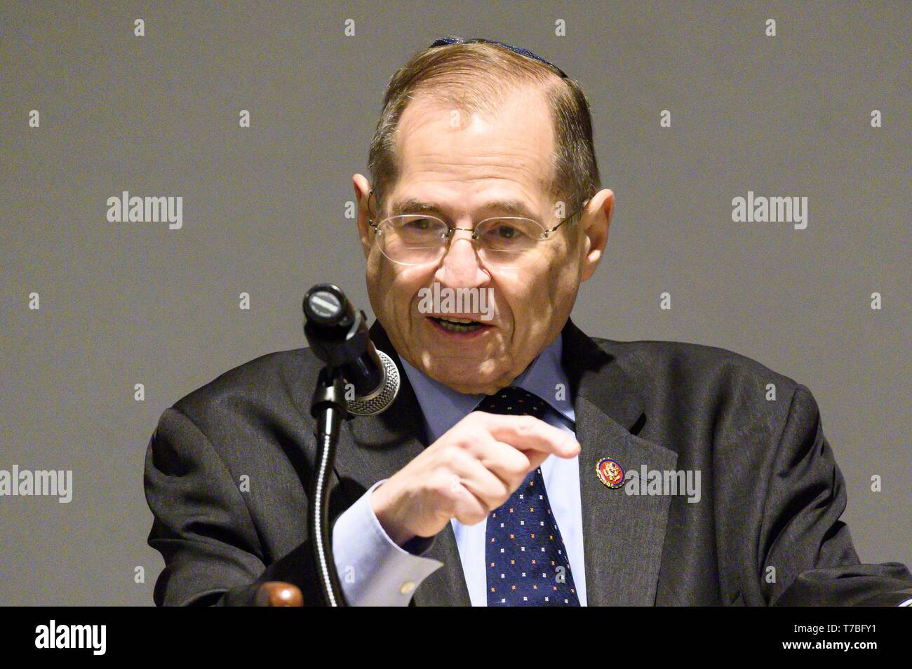 New York, NY, USA. 5th May, 2019. U.S. Representative JERROLD NADLER ...