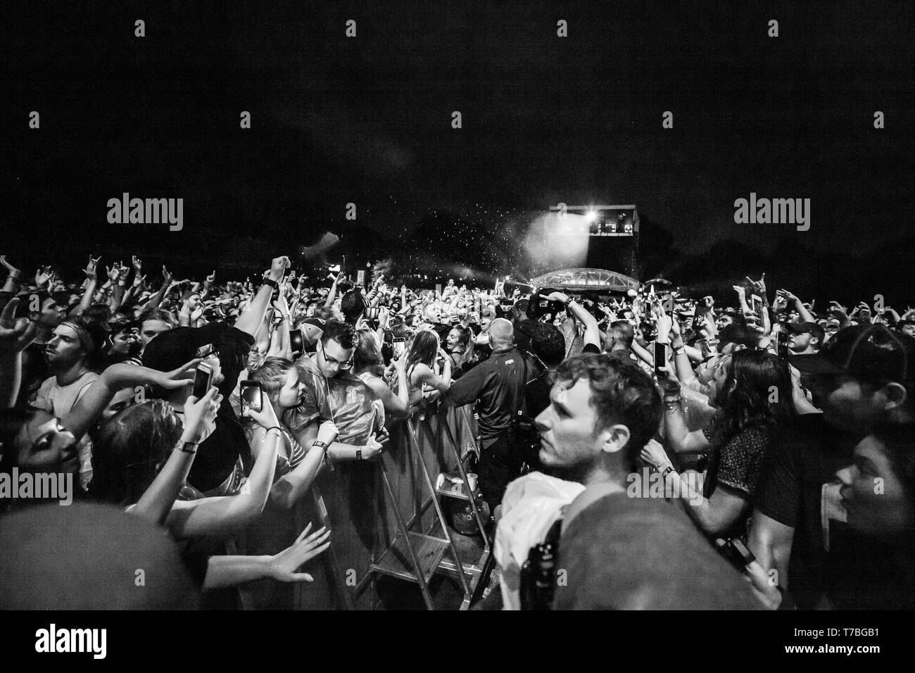 ATLANTA, GEORGIA - MAY 04: Brad Shultz of Cage the Elephant joins the ...