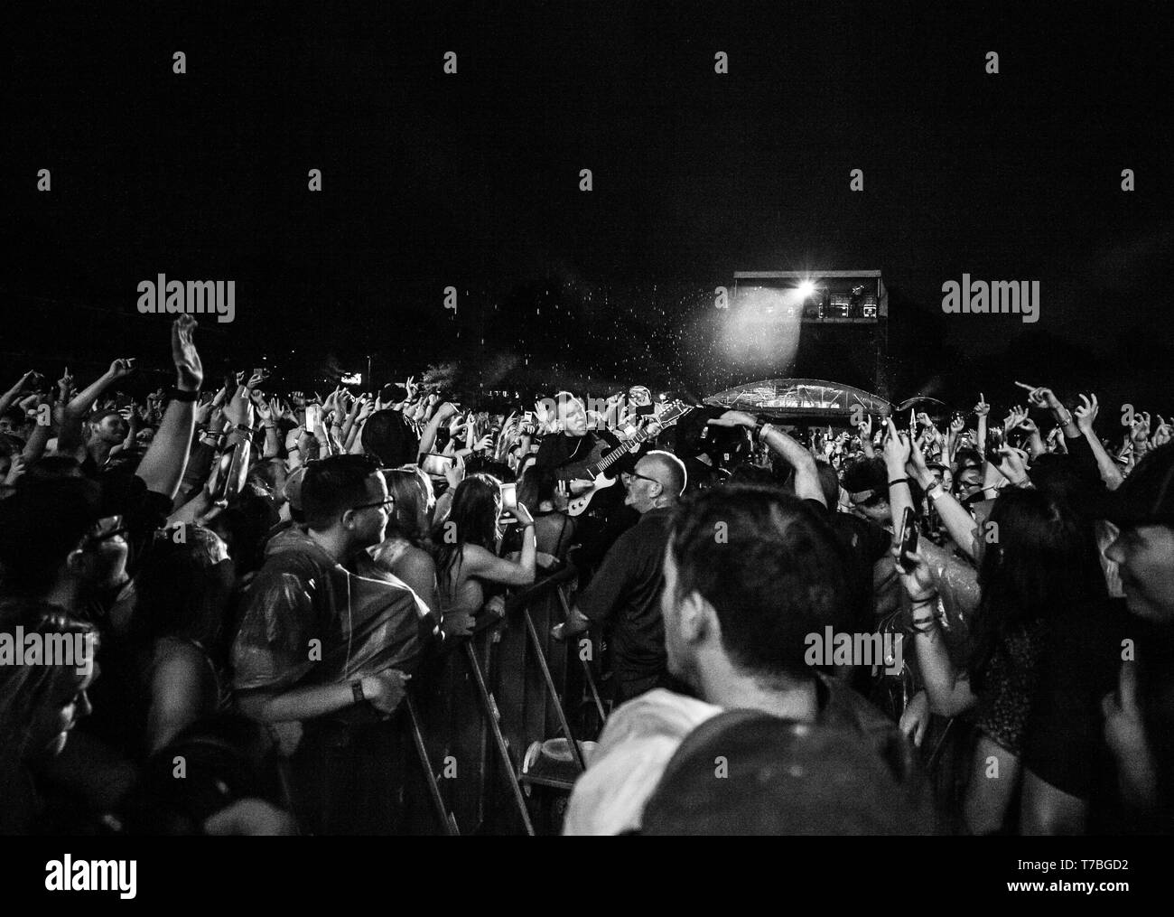 ATLANTA, GEORGIA - MAY 04: Brad Shultz of Cage the Elephant joins the ...