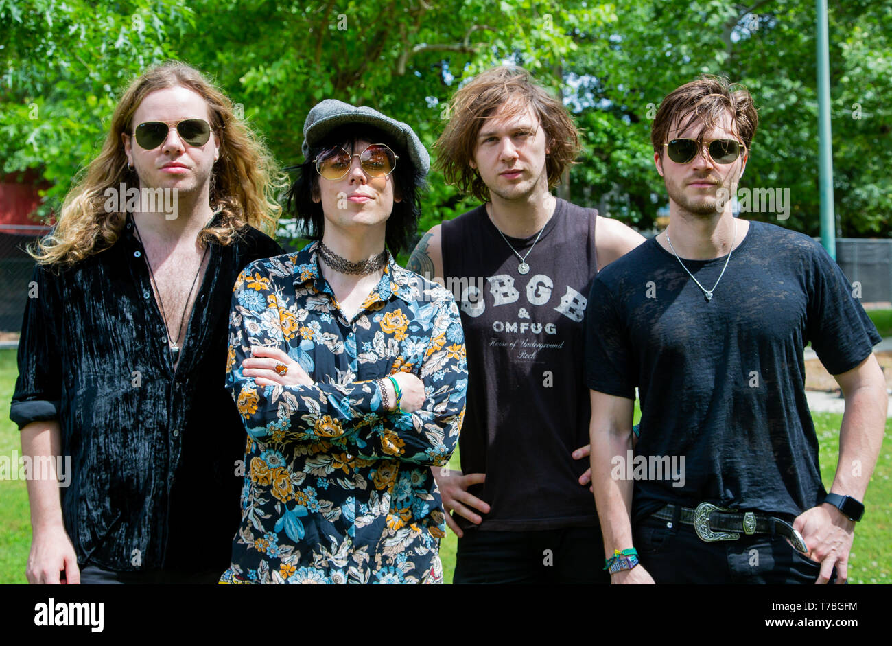 ATLANTA, GEORGIA - MAY 04: The Struts -Adam Slack, Luck Spiller, Gethin ...