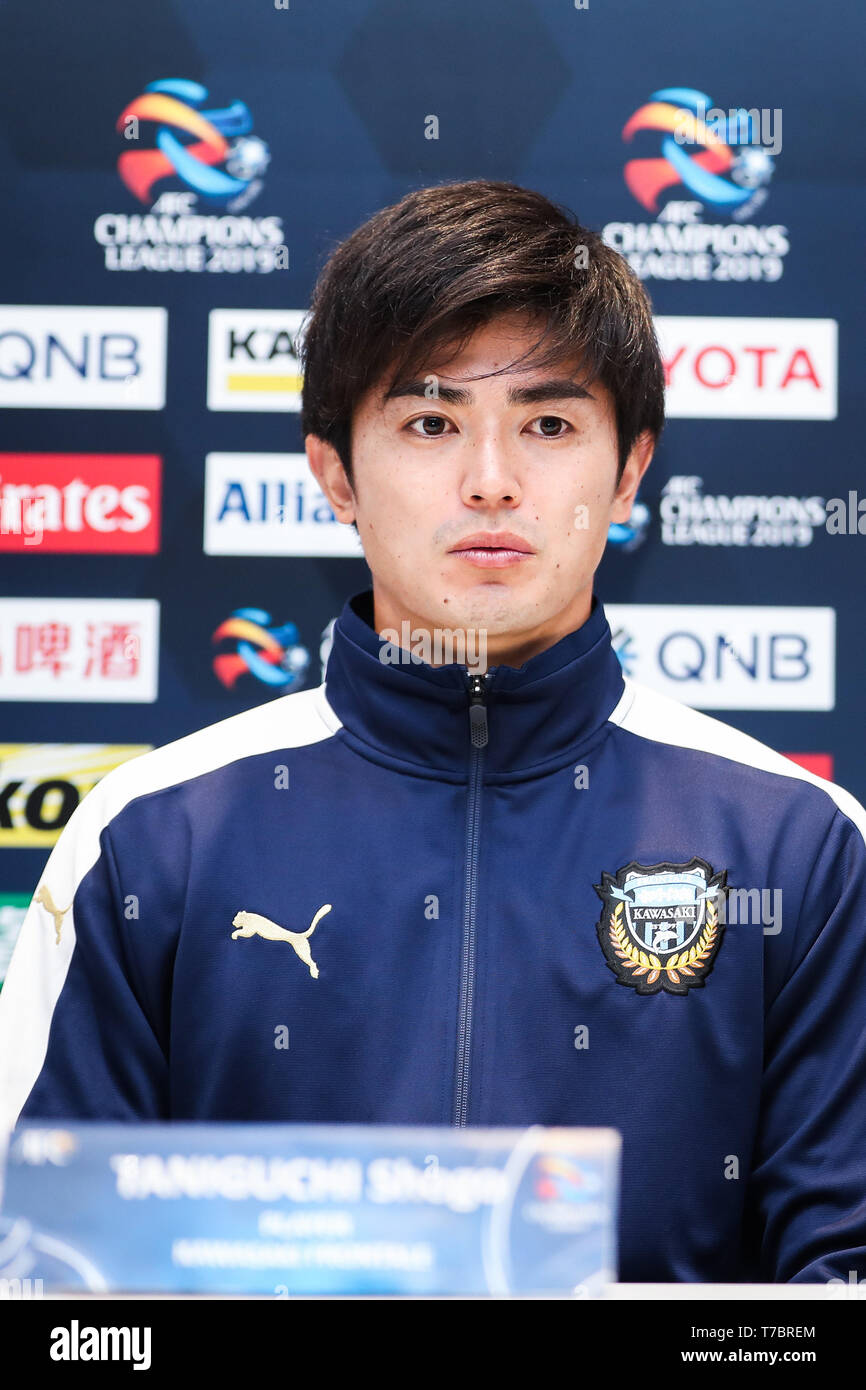 Kawasaki, Japan. 06th May, 2019. Shogo Taniguchi of Japan's Kawasaki ...