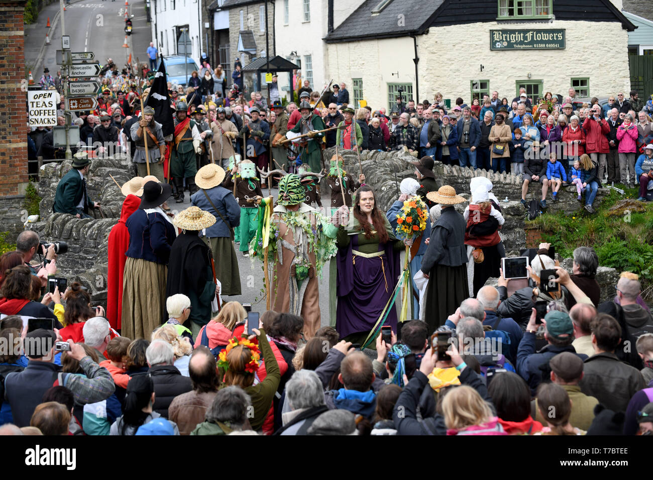Clun green man festival hi-res stock photography and images - Alamy
