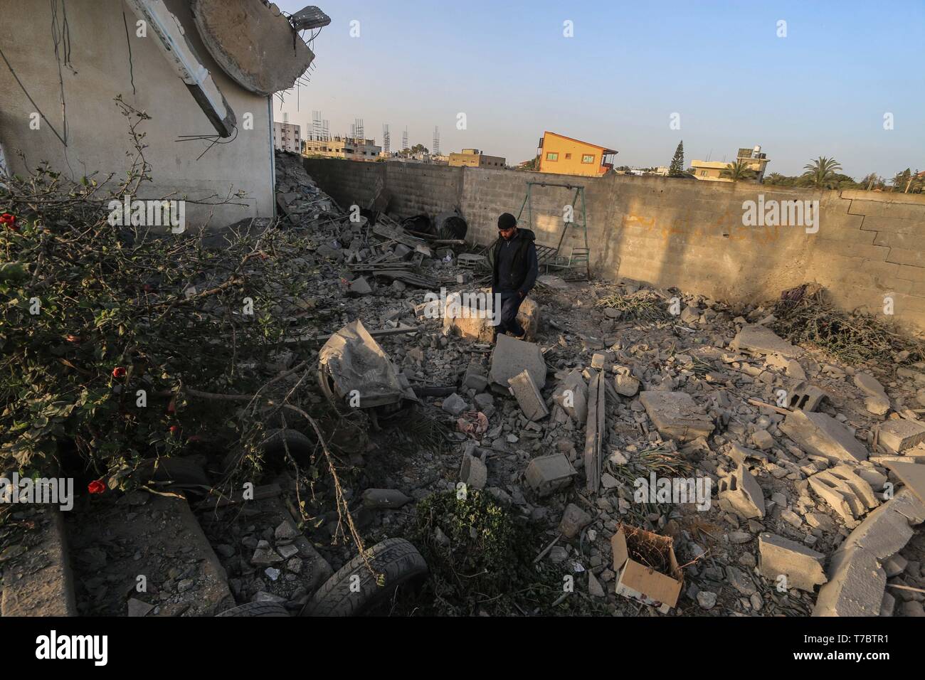 Central Of The Gaza Strip, The Gaza Strip, Palestine. 6th May, 2019 ...