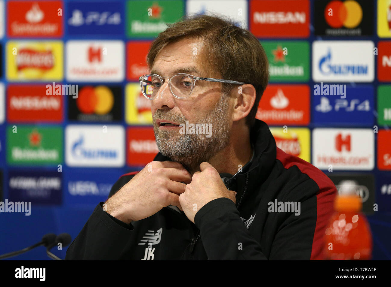 Liverpool, UK. 06th May, 2019. Jurgen Klopp, the Liverpool FC manager ...