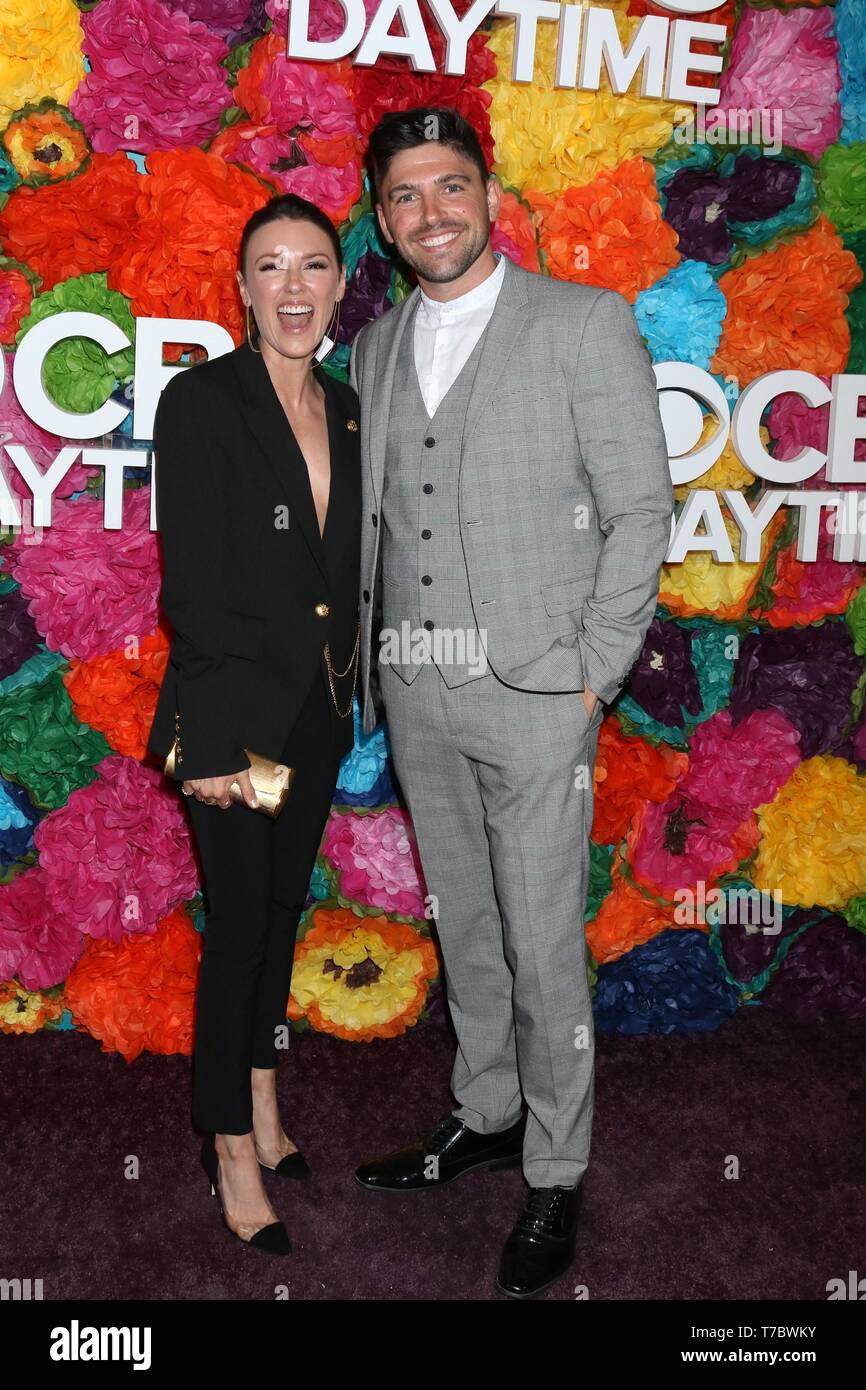 Elizabeth Hendrickson, Robert Adamson at arrivals for 2019 CBS Daytime ...