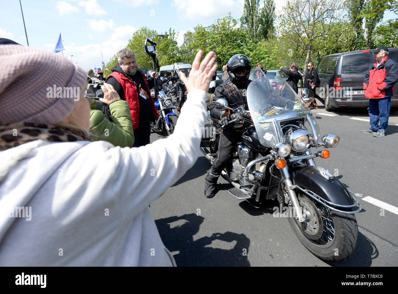 Prague, Czech Republic. 06th May, 2019. About 200 members of Night ...