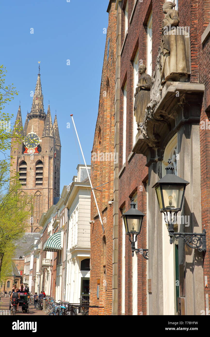 DELFT, NETHERLANDS - APRIL 22, 2019: Meisjeshuis (Girl's house, 1769 ...