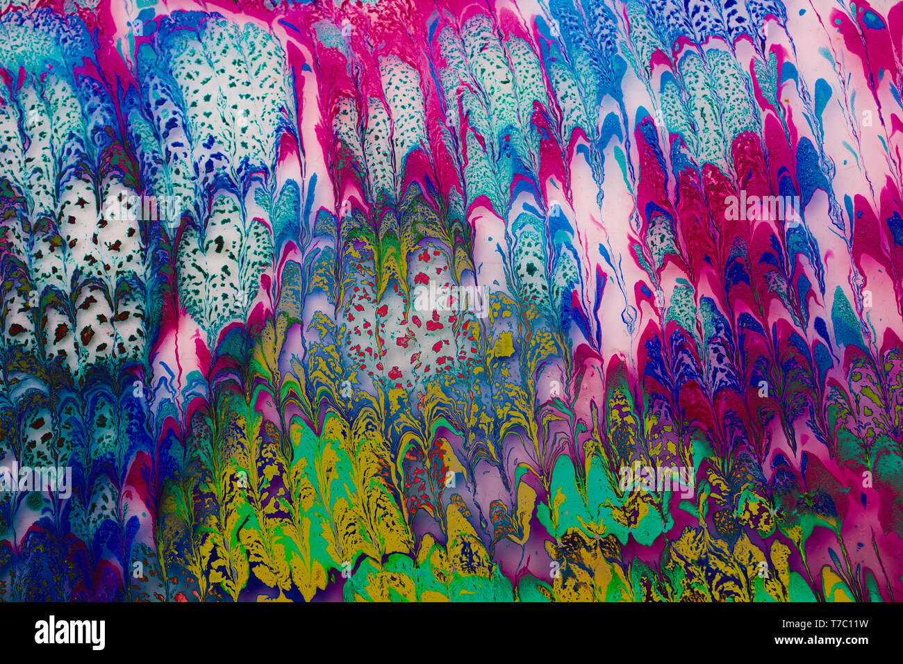 abstract marbling art patterns in paint as background Stock Photo - Alamy