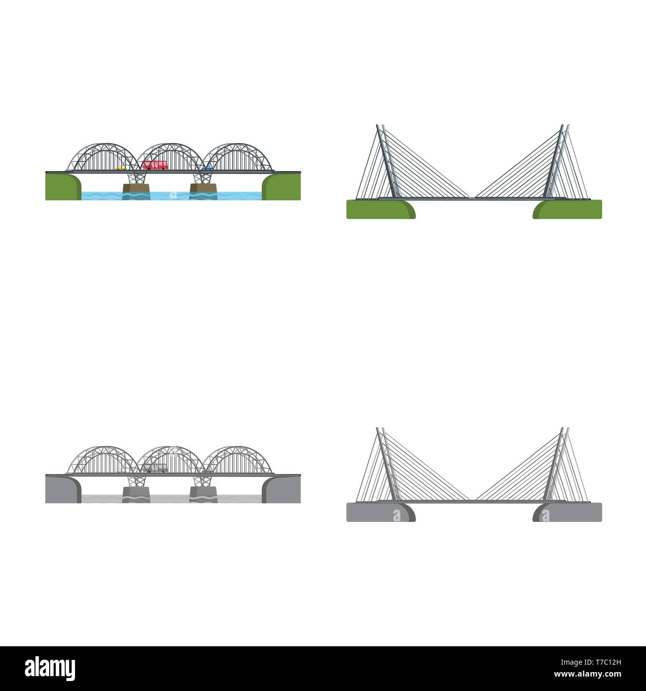 Vector design of connection and design symbol. Set of connection and ...