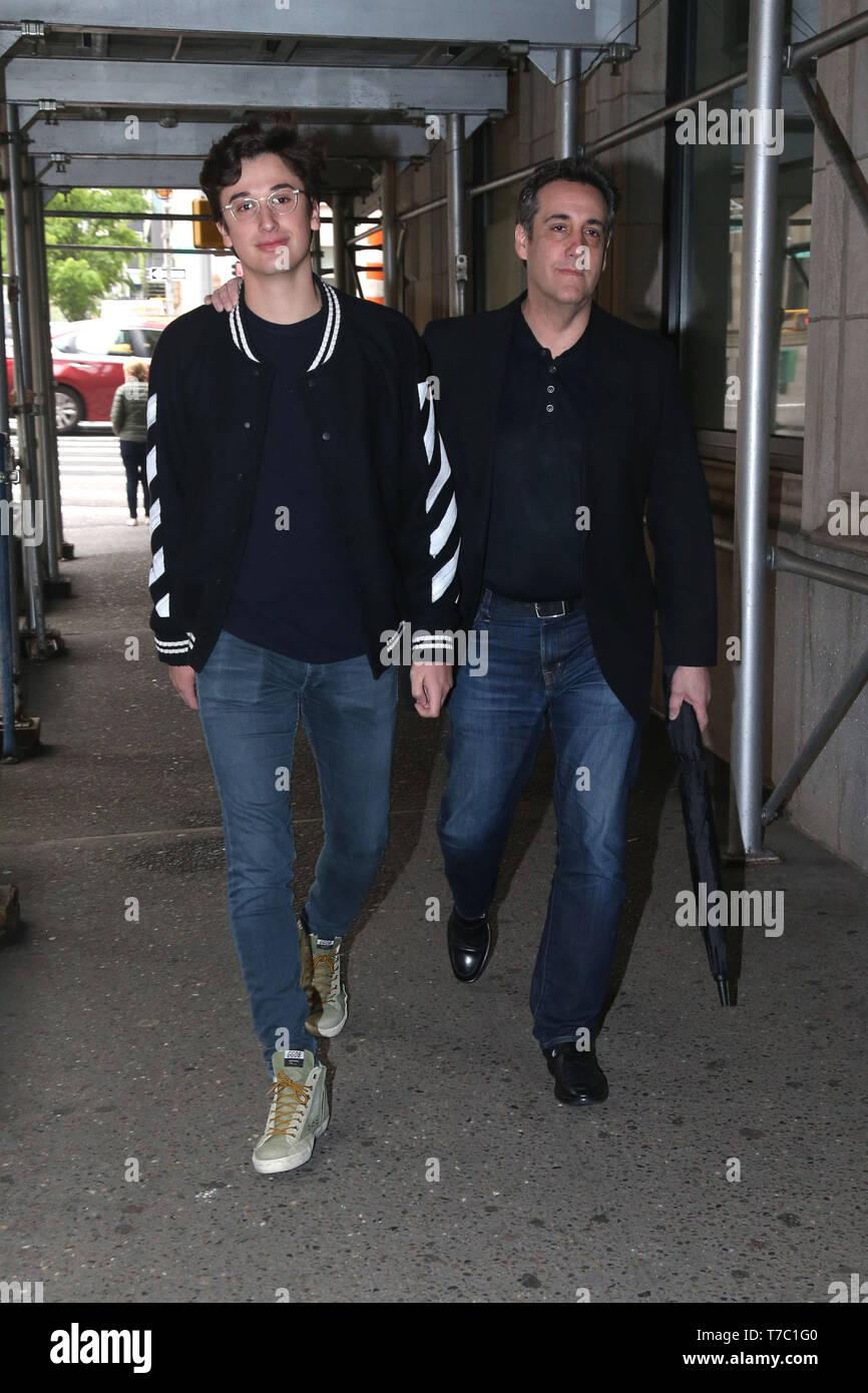 May 4, 2019 - New York, NY, USA - May 4, 2019 - Michael Cohen and his ...