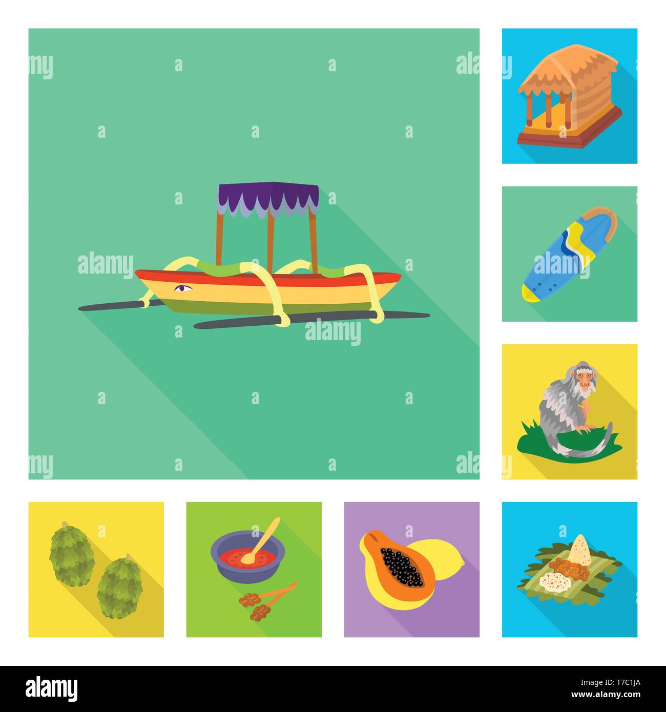 Monkey dish Stock Vector Images - Alamy