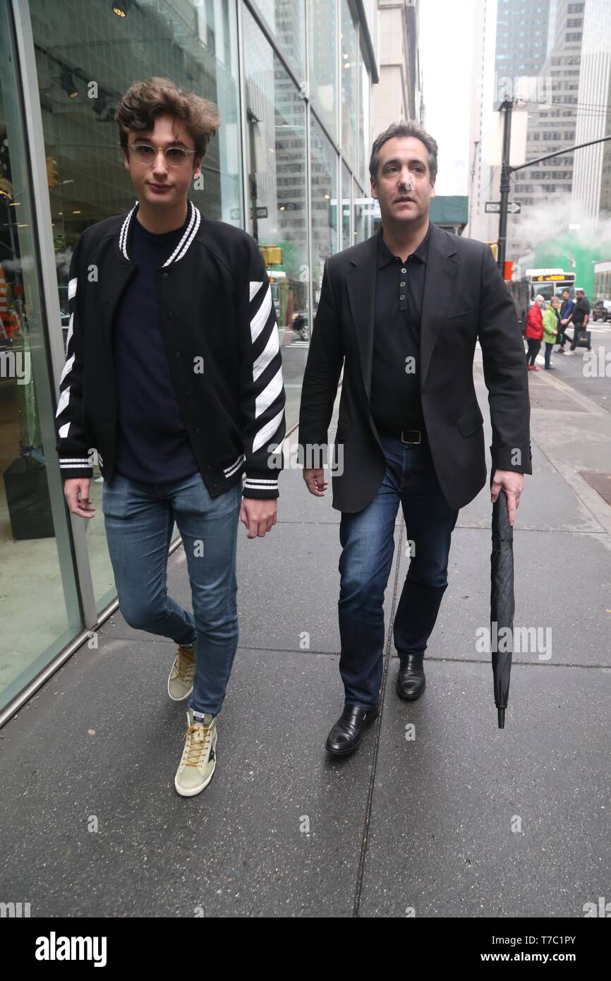May 4, 2019 - New York, NY, USA - May 4, 2019 - Michael Cohen and his ...