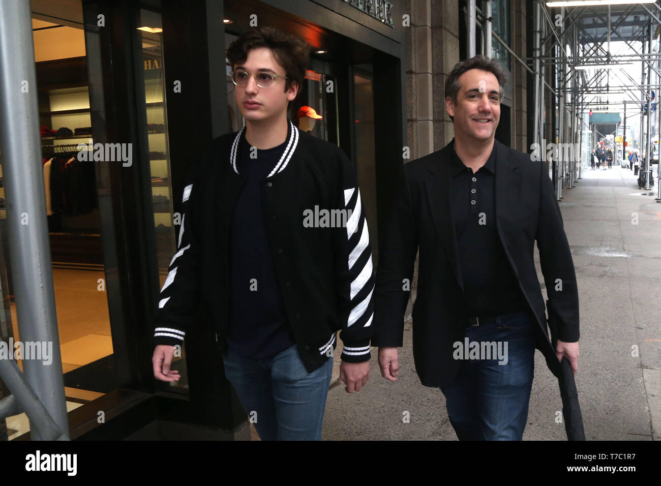 May 4, 2019 - New York, NY, USA - May 4, 2019 - Michael Cohen and his ...