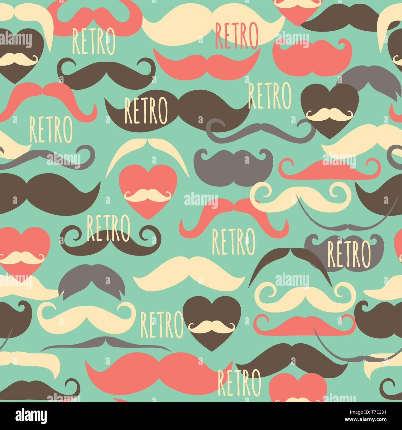 Retro seamless pattern Stock Vector Image & Art - Alamy