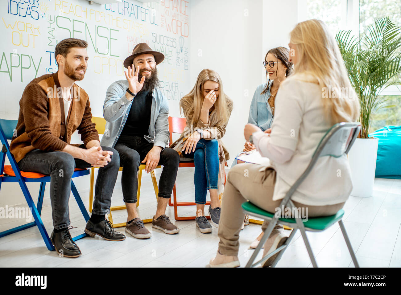 Group therapy mental meeting hi-res stock photography and images - Alamy