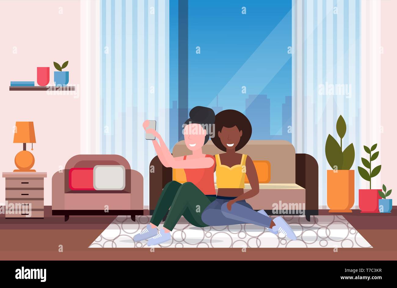 Woman women photo camera Stock Vector Images - Alamy