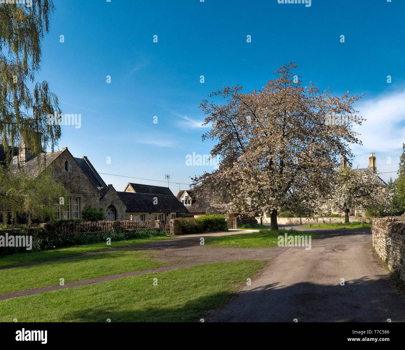 Church Green, Fyfield, Oxfordshire Stock Photo - Alamy