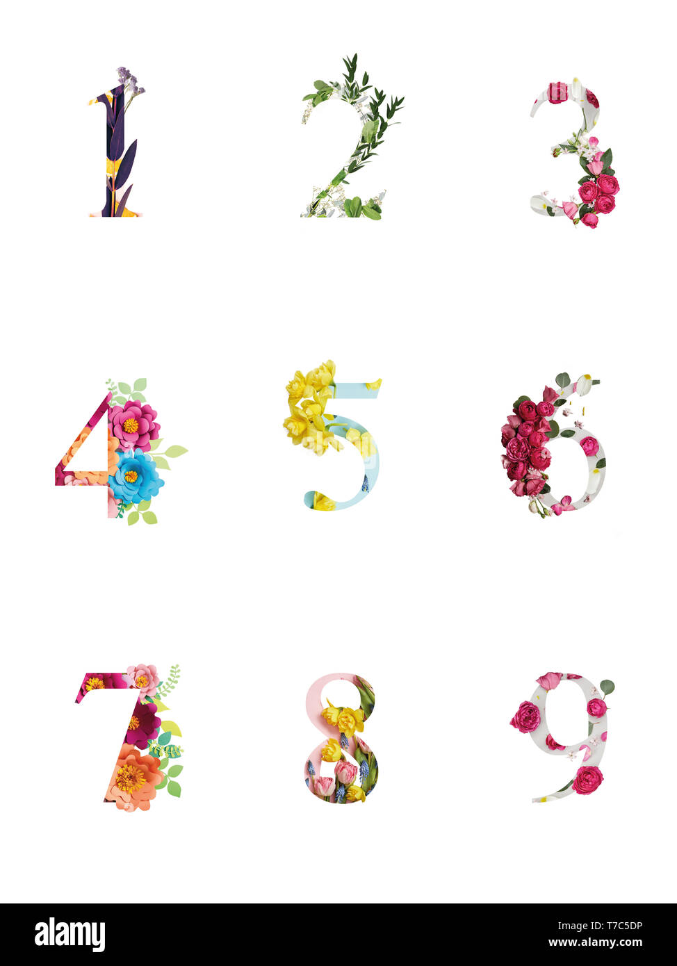 Bright Numbers High Resolution Stock Photography and Images - Alamy