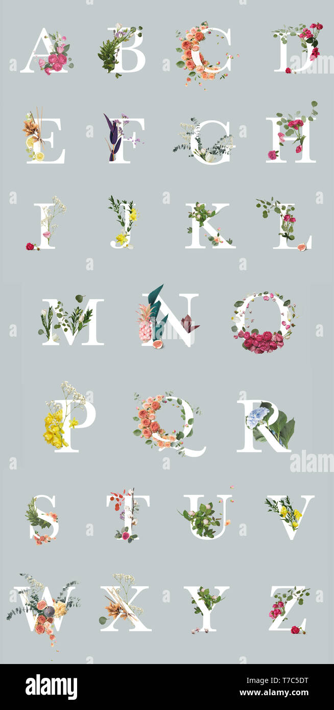 Letters on plants hi-res stock photography and images - Alamy