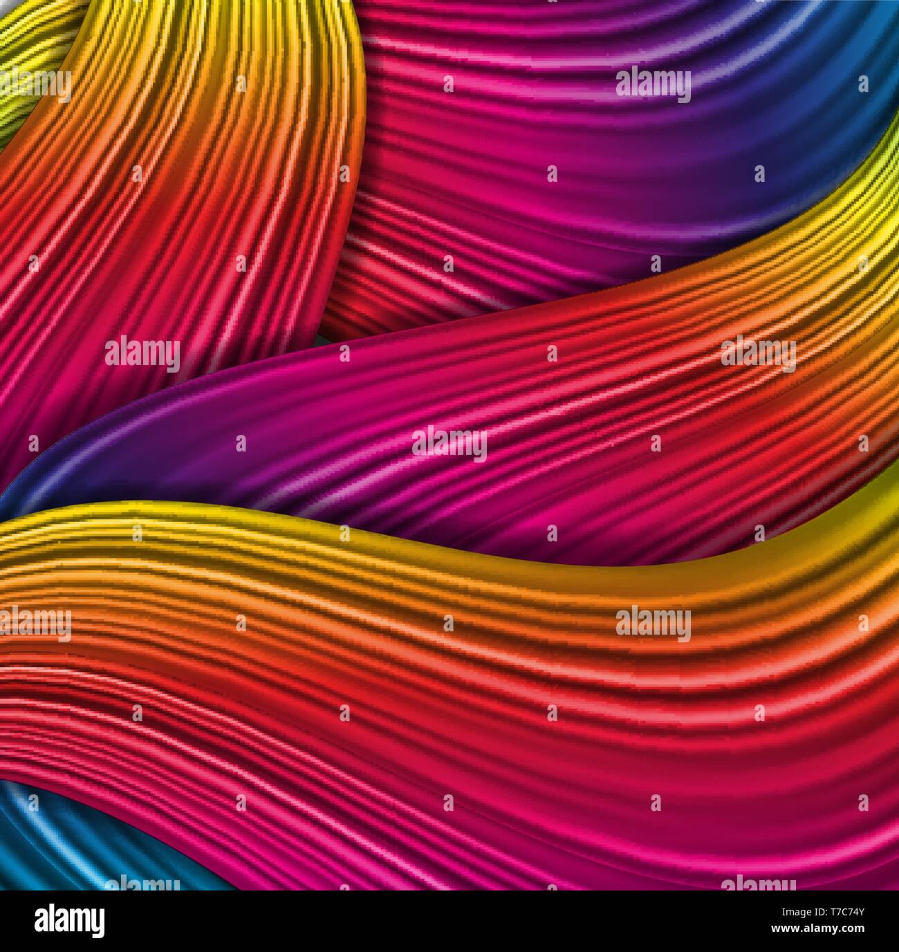 Wave color Stock Vector Images - Alamy