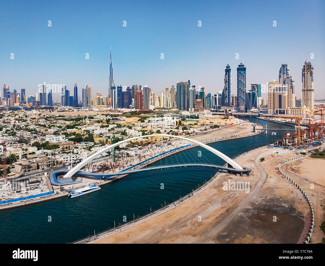 Aerial view water canal in hi-res stock photography and images - Alamy