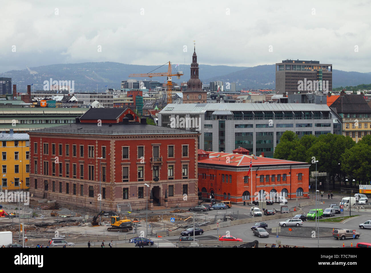 Oslo city center cityscape hi-res stock photography and images - Alamy