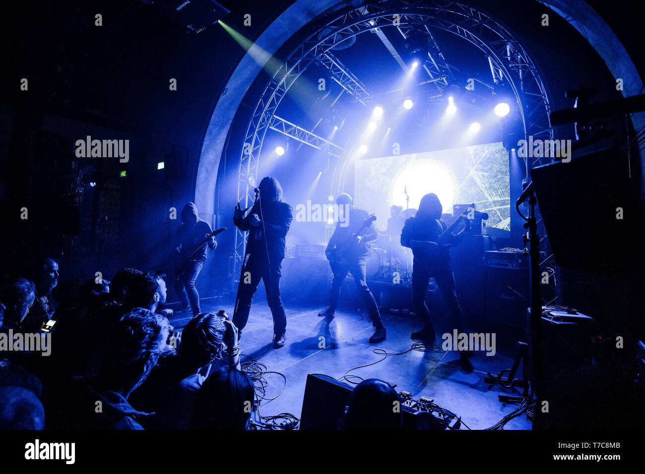 Netherlands, Tilburg - April 13, 2019. The Dutch metal band ...