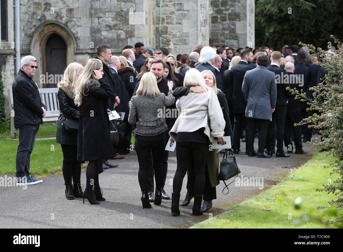 Mike love island funeral hi-res stock photography and images - Alamy