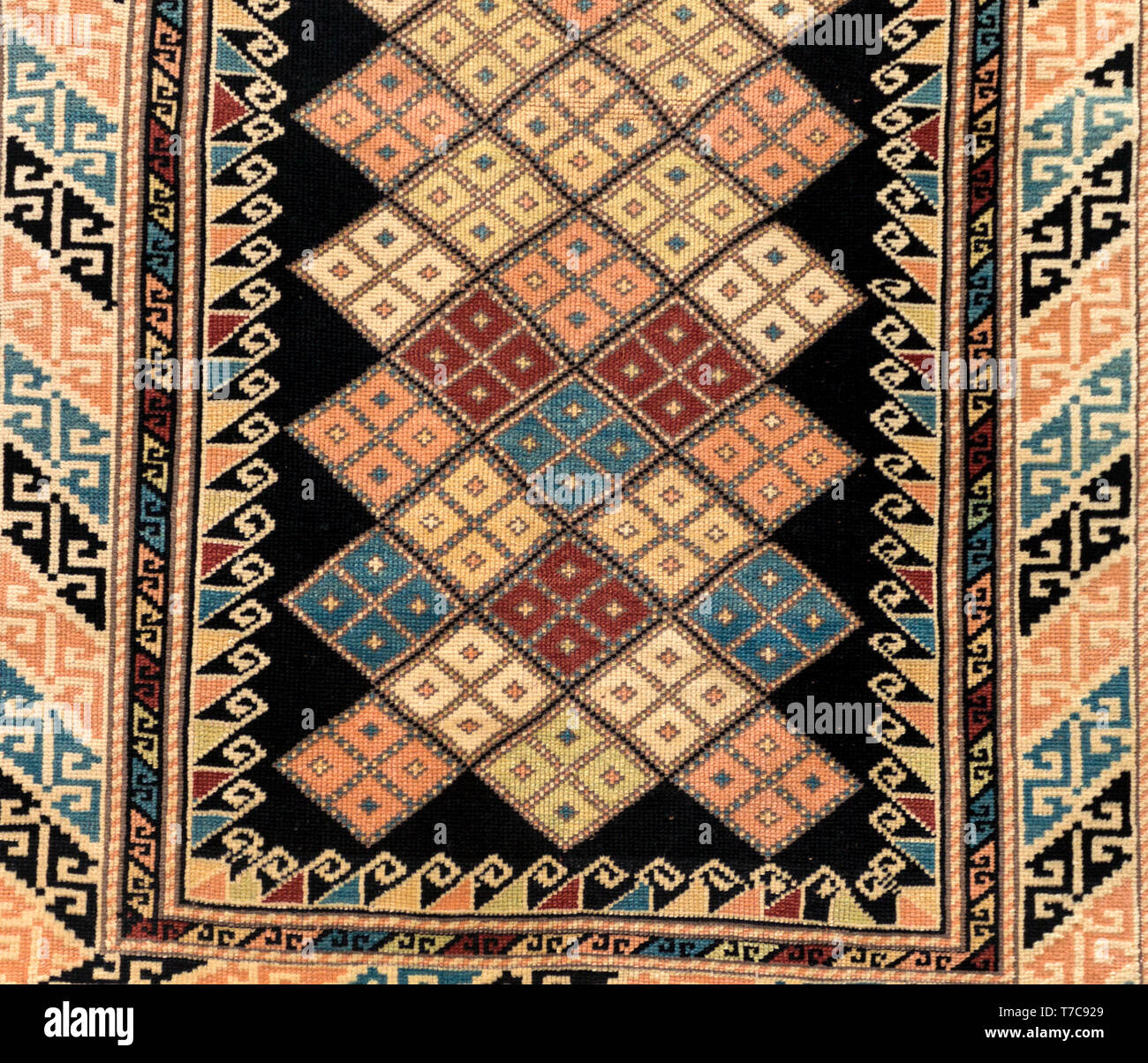 An ancient Armenian carpet texture pattern Stock Photo - Alamy