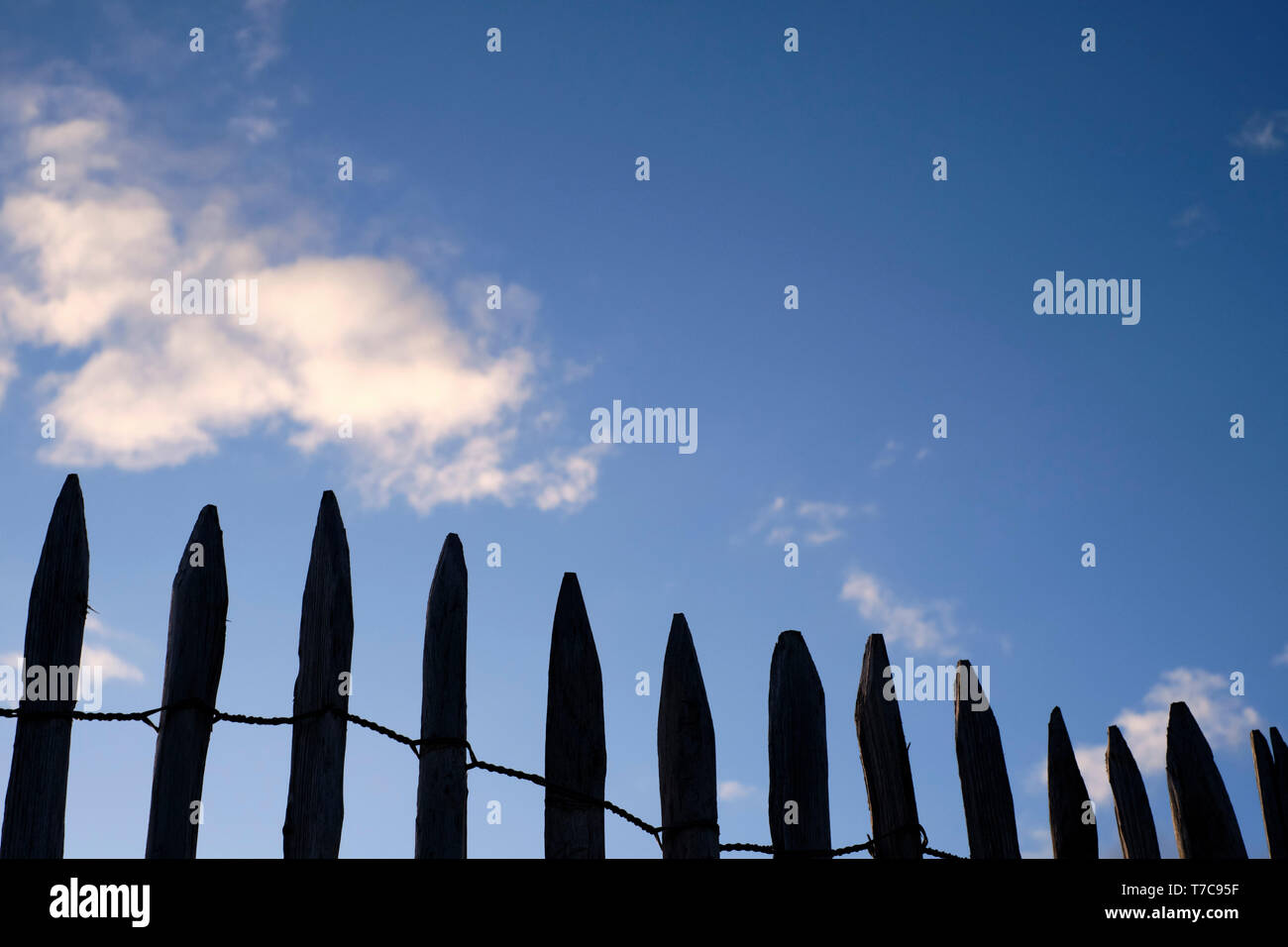 Piles of wooden fencing hi-res stock photography and images - Alamy