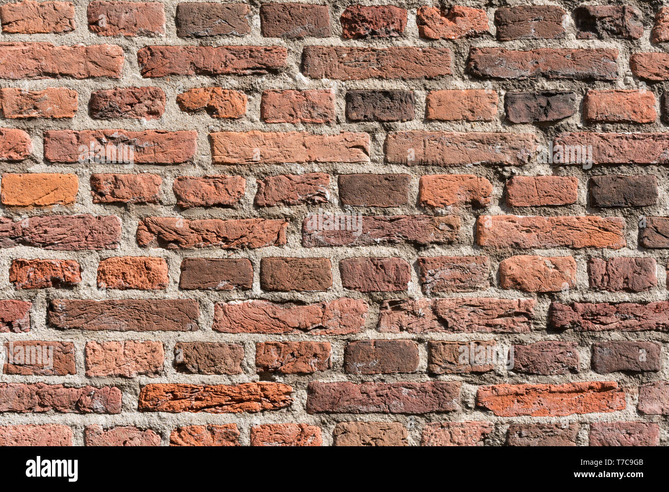 nice red brick wall texture grunge background Stock Photo - Alamy