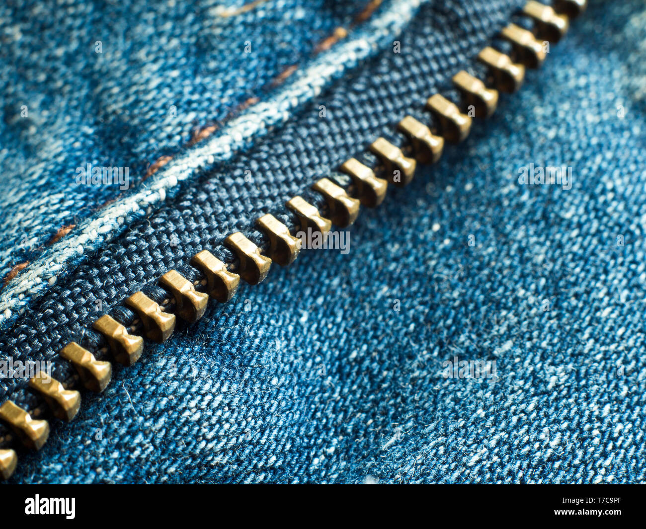 Close up to texture of Denim fabric Stock Photo - Alamy