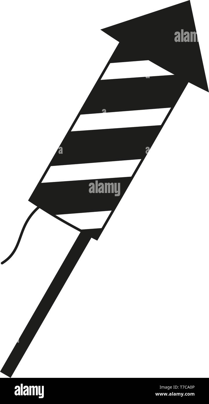 Back and white firework rocket Stock Vector Image & Art - Alamy