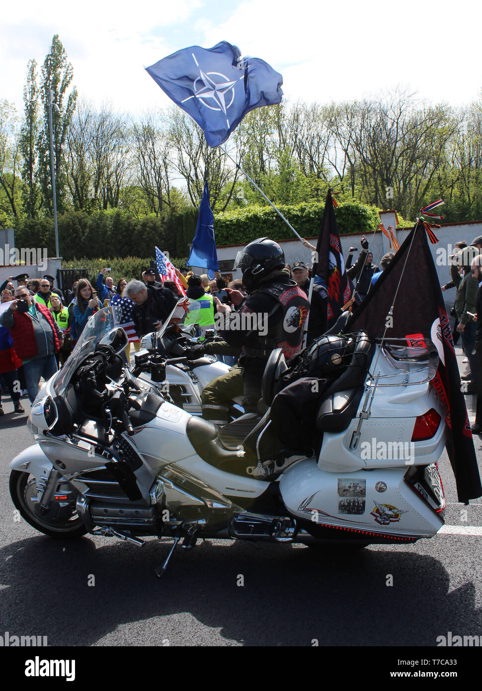 About 200 members of Night Wolves, Russian motorcycle nationalist club ...