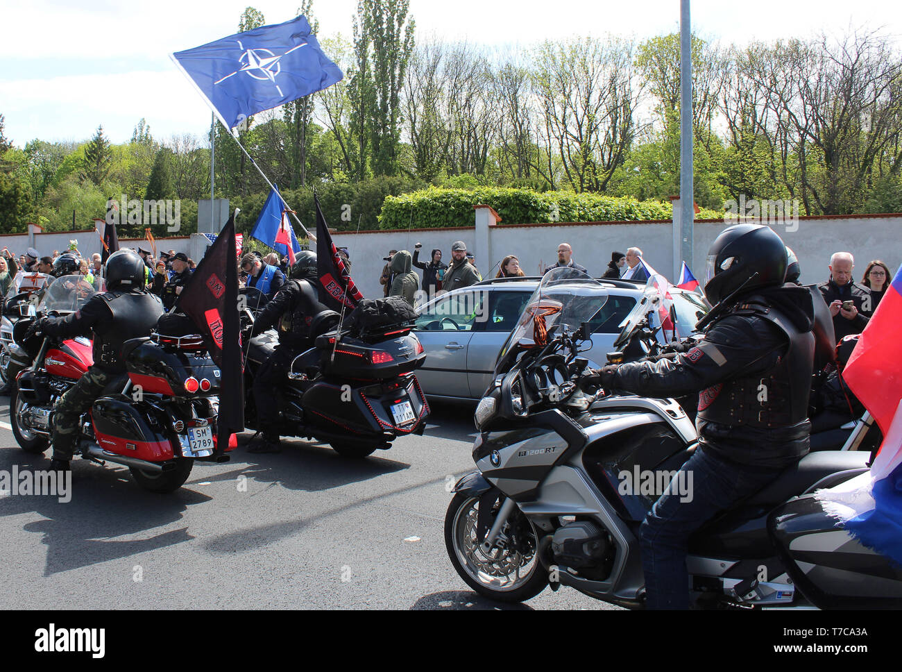 About 200 members of Night Wolves, Russian motorcycle nationalist club ...