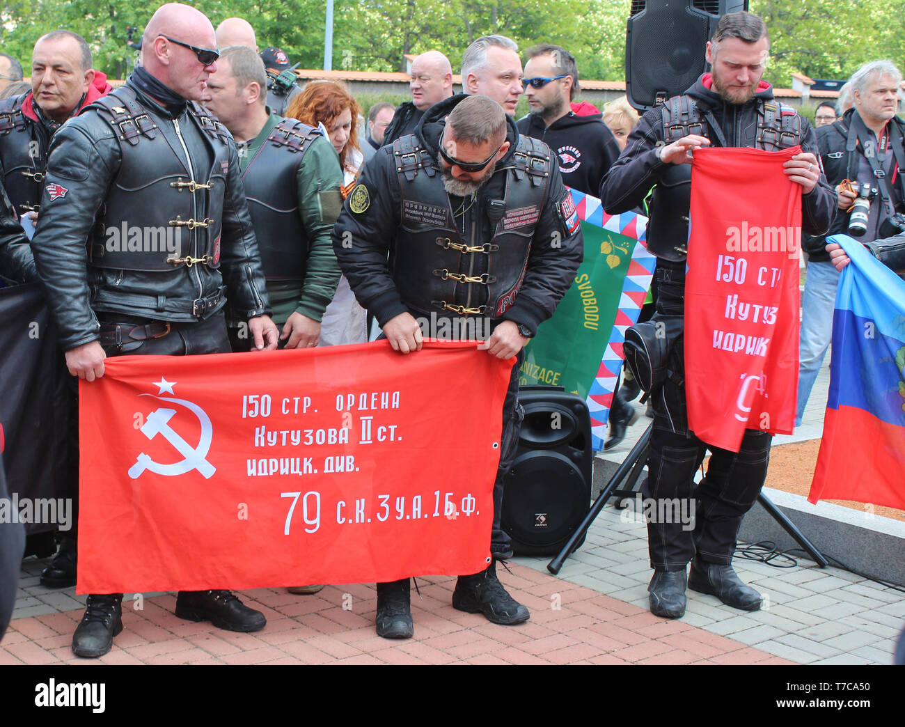 About 200 members of Night Wolves, Russian motorcycle nationalist club ...