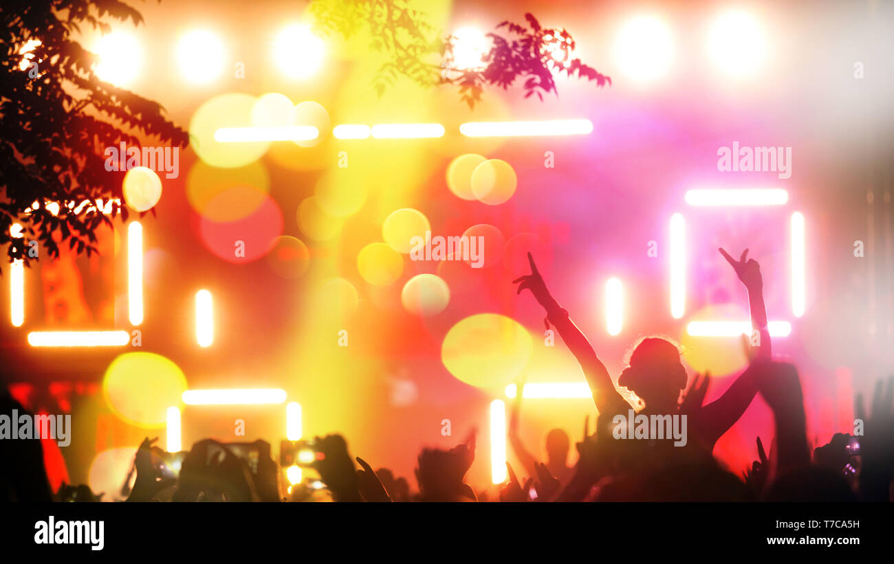 Concert music festival celebration hi-res stock photography and images ...