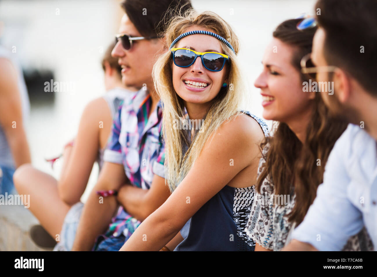 Young happy people hi-res stock photography and images - Alamy