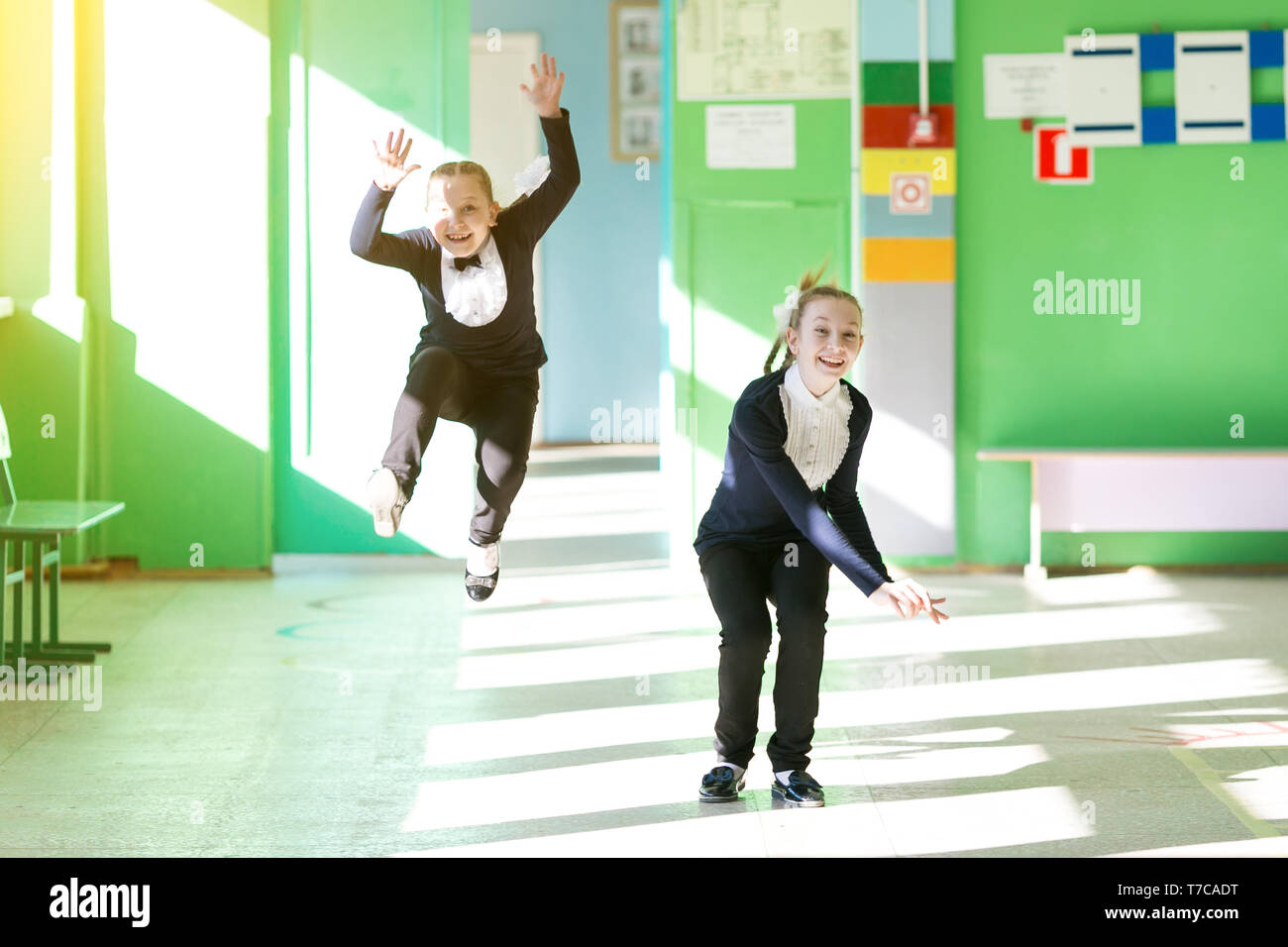 Schoolgirls play hi-res stock photography and images - Alamy