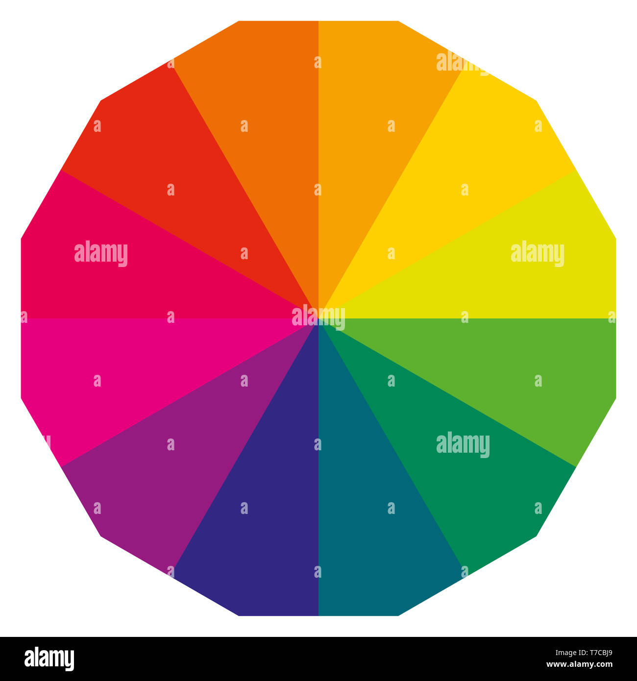 Simple color fan and color wheel with selected colors Stock Photo - Alamy