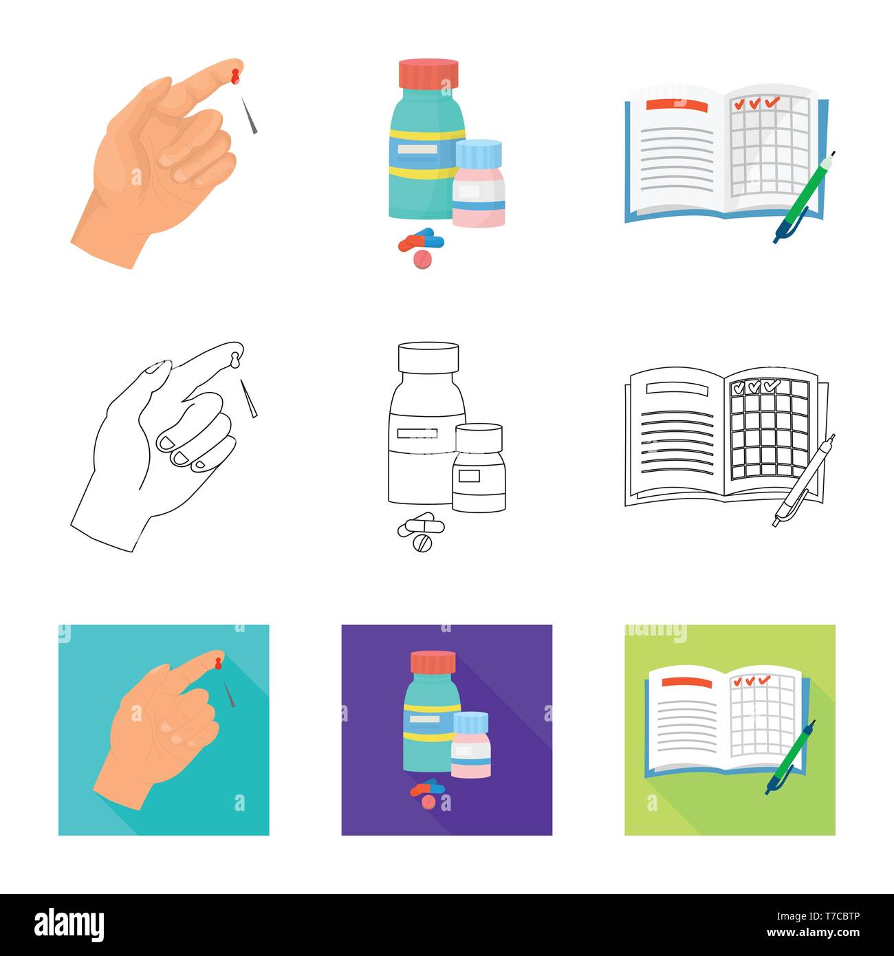 analysis,bottle,notepad,blood,pill,notebook,finger,prescription,book ...