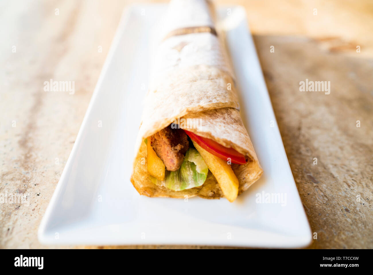 Kebab Wraps High Resolution Stock Photography and Images - Alamy