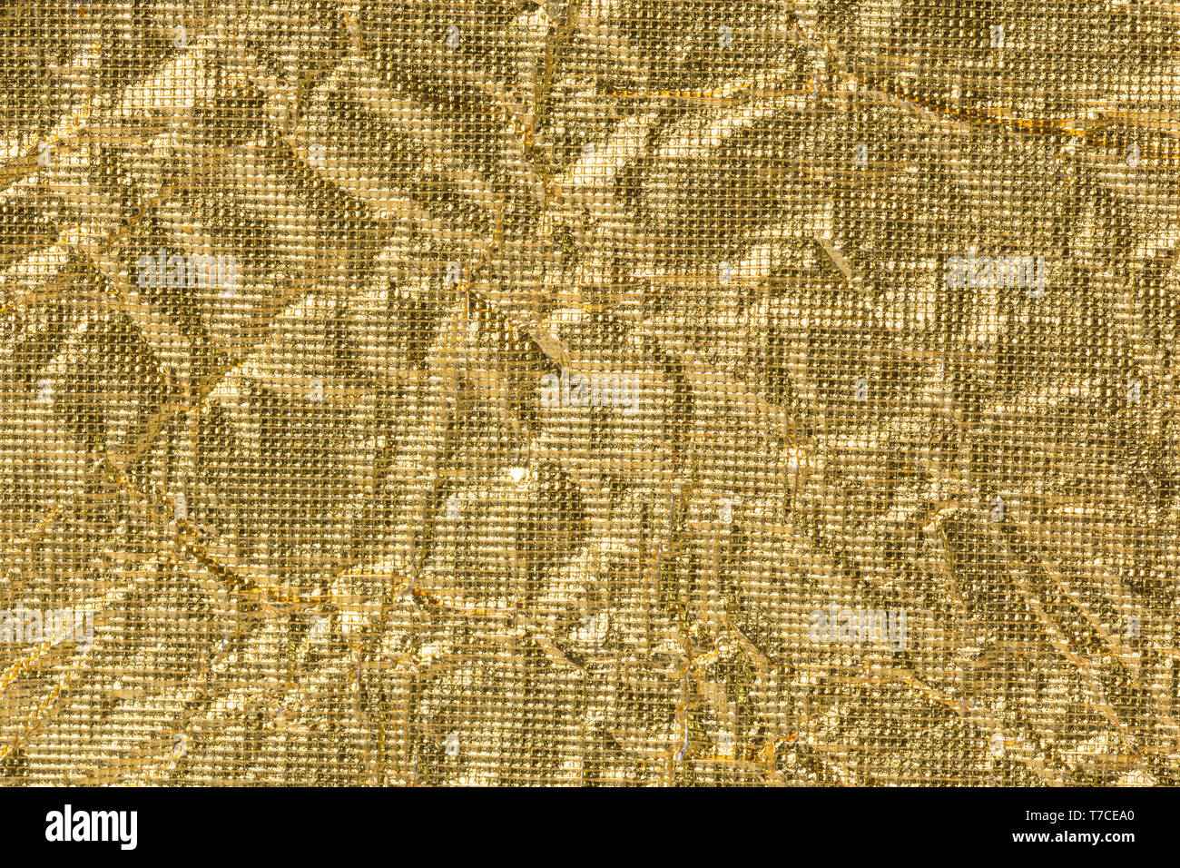 Background of wrinkled golden paper Stock Photo - Alamy