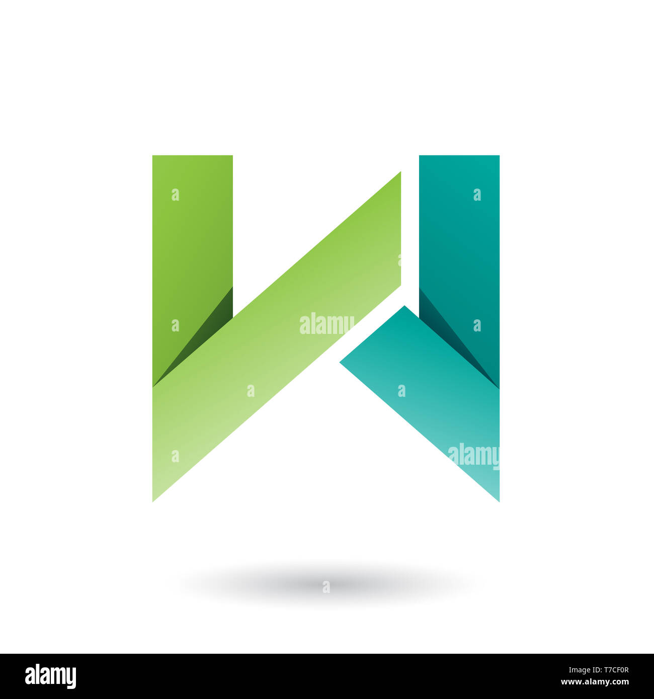 W green logos hi-res stock photography and images - Alamy