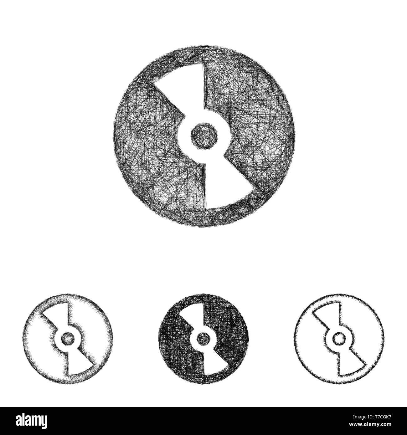 Compact disk art Stock Vector Images - Alamy