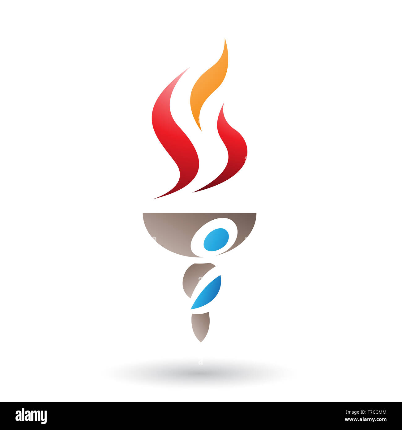Torch Flames Clipart Image