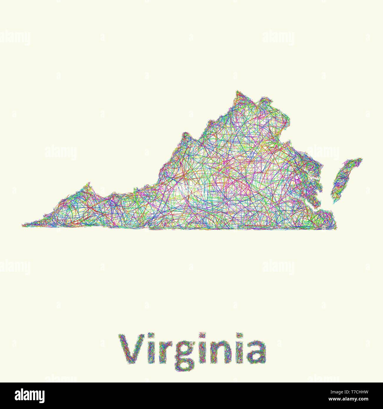 Virginia beach outline Stock Vector Images - Alamy